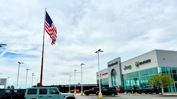 Fort Wayne Glenbrook Dodge Flagpole