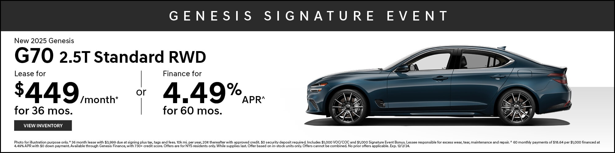 New Vehicle Specials | Genesis of the North Shore