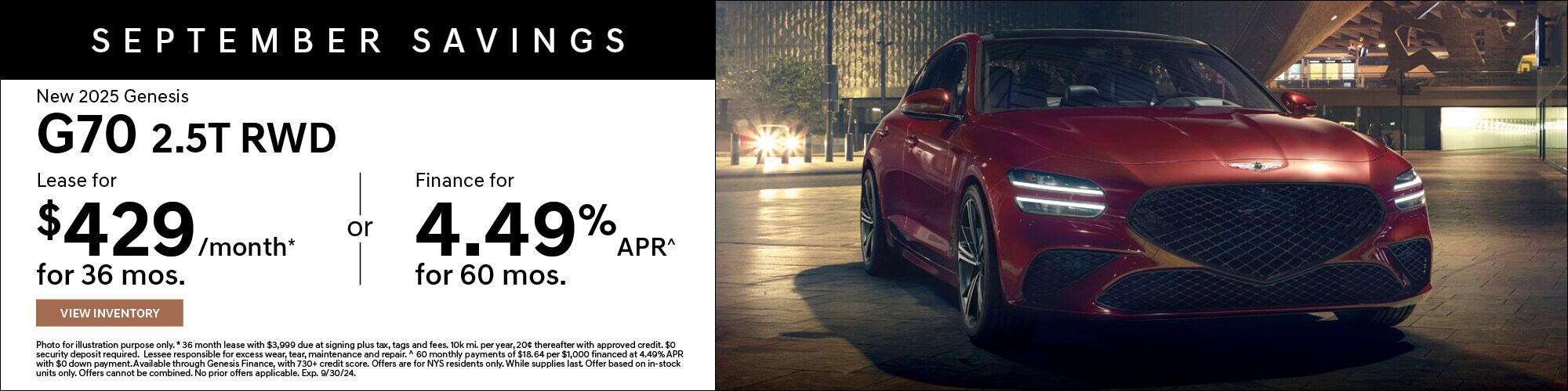 New Vehicle Specials | Genesis of the North Shore