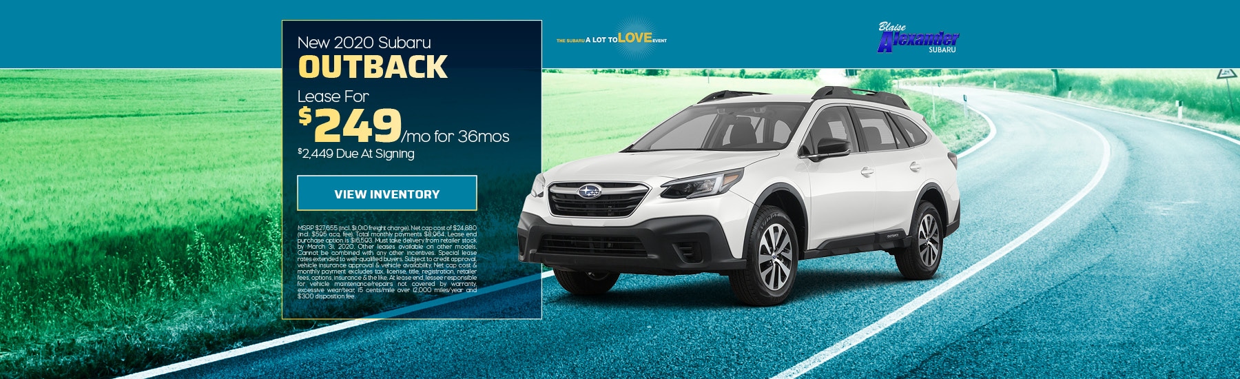 Blaise Alexander Subaru near Williamsport | New 2020 & Used Subaru