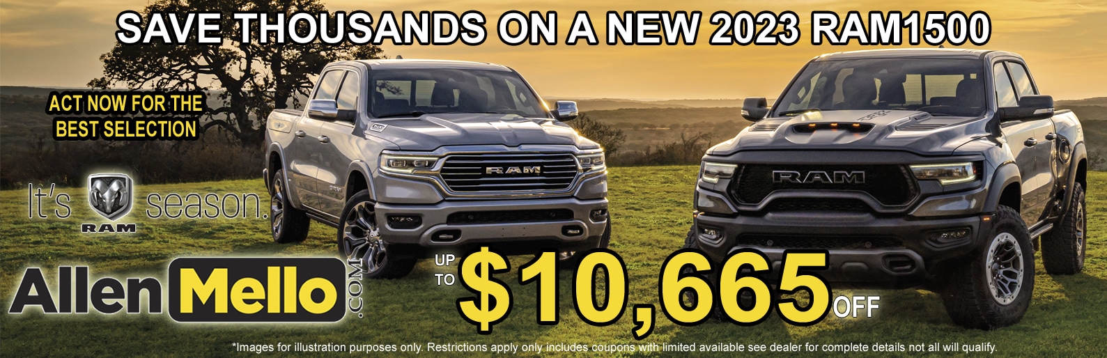 New Vehicle Specials | Allen Mello Chrysler Jeep Dodge Ram