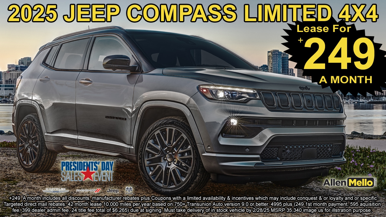 New Vehicle Specials | Allen Mello Chrysler Jeep Dodge Ram