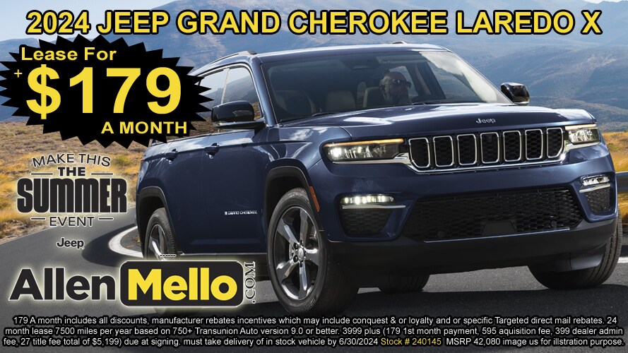 New Vehicle Specials | Allen Mello Chrysler Jeep Dodge Ram
