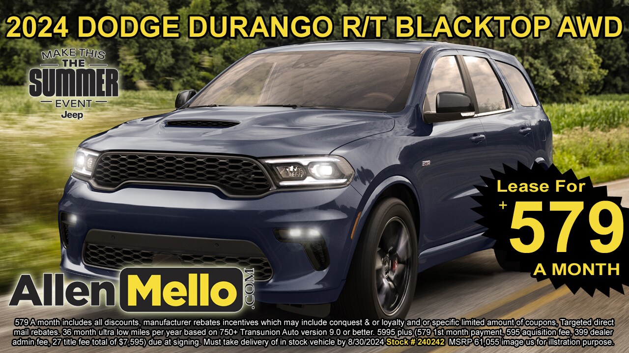 New Vehicle Specials | Allen Mello Chrysler Jeep Dodge Ram