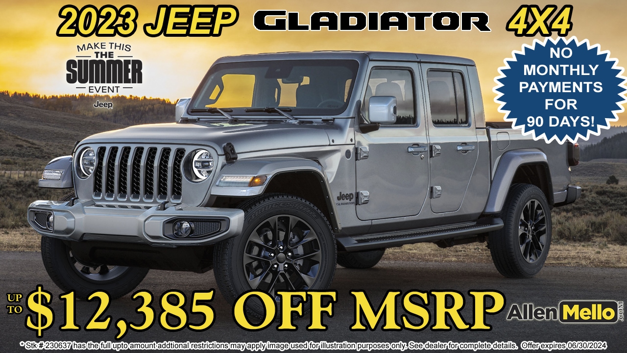 New Vehicle Specials | Allen Mello Chrysler Jeep Dodge Ram