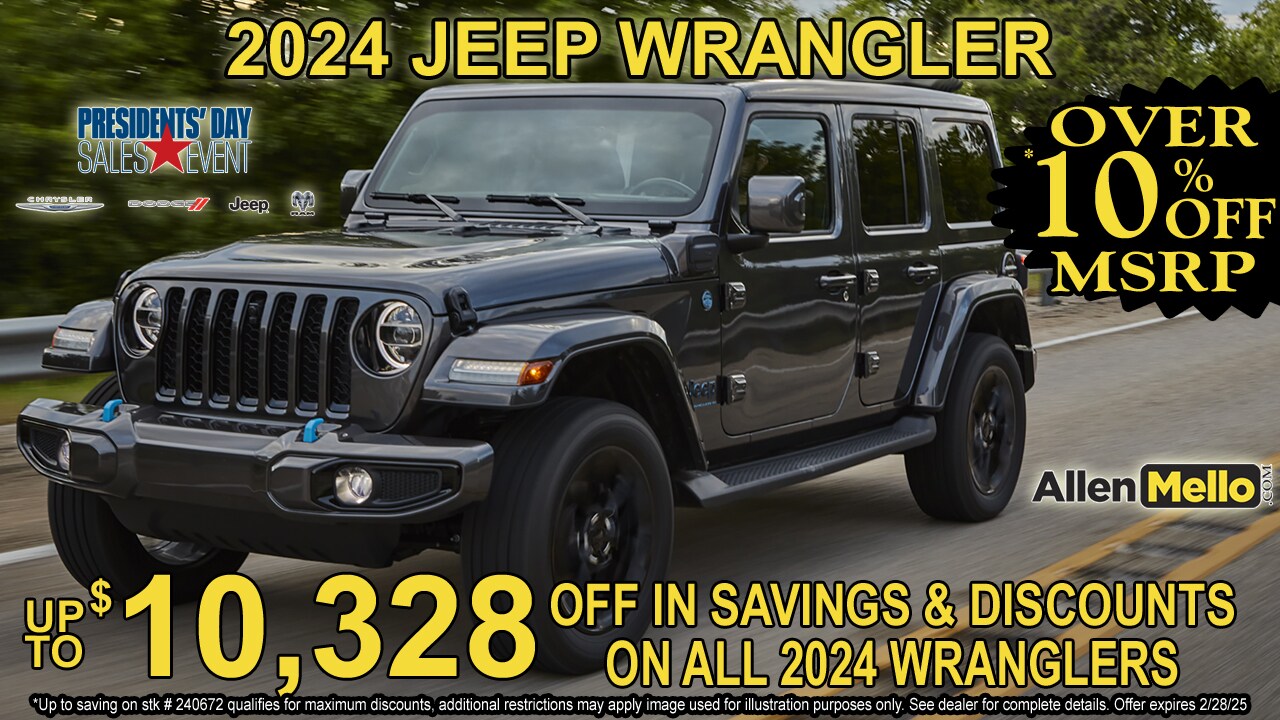 New Vehicle Specials | Allen Mello Chrysler Jeep Dodge Ram