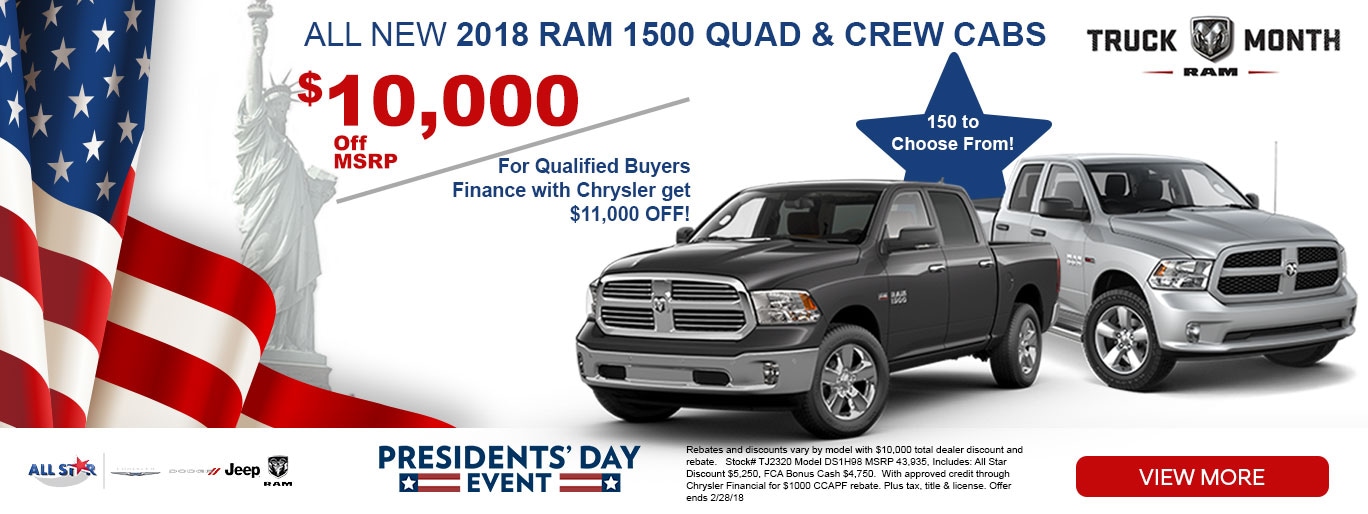 ALL STAR DODGE CHRYSLER JEEP RAM | New Dodge, Ram, Chrysler, Jeep ...