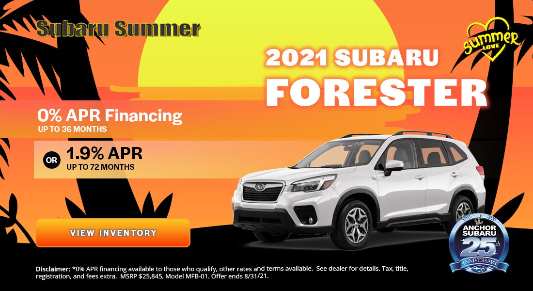 Monthly Subaru Specials | Anchor Subaru