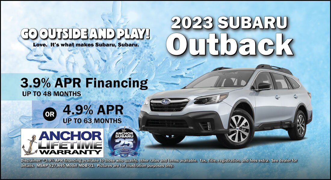 Monthly Subaru Specials | Anchor Subaru