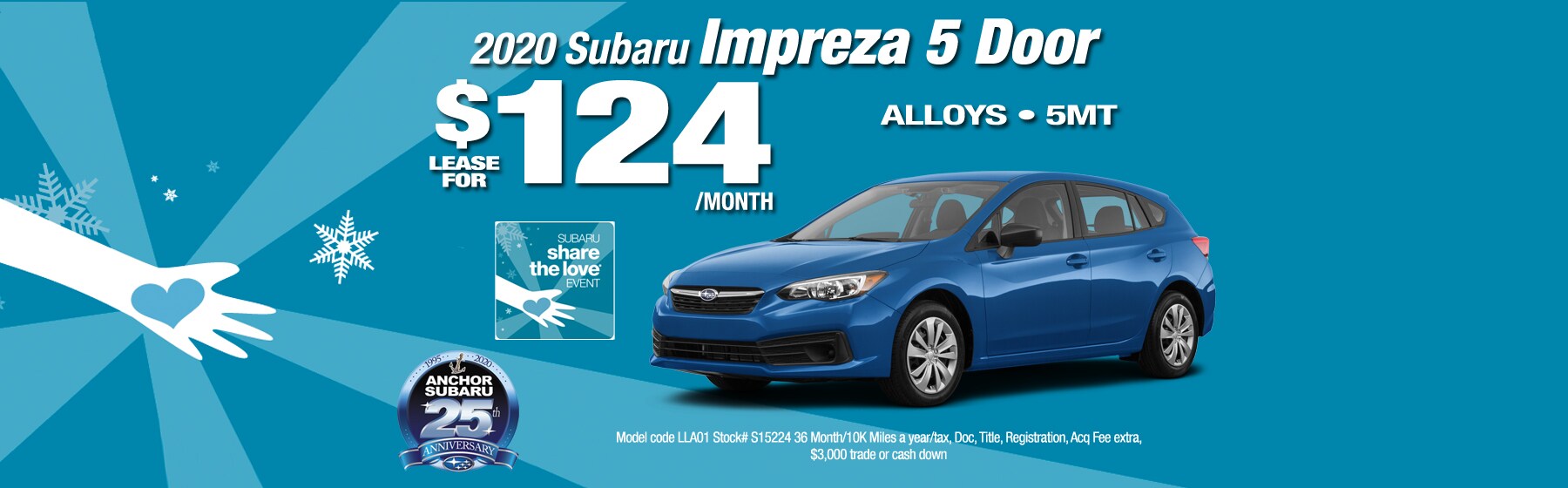 Monthly Subaru Specials | Anchor Subaru