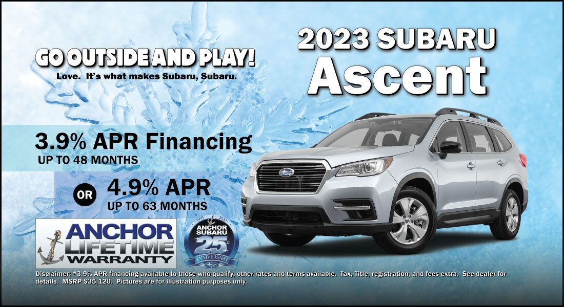 Monthly Subaru Specials | Anchor Subaru