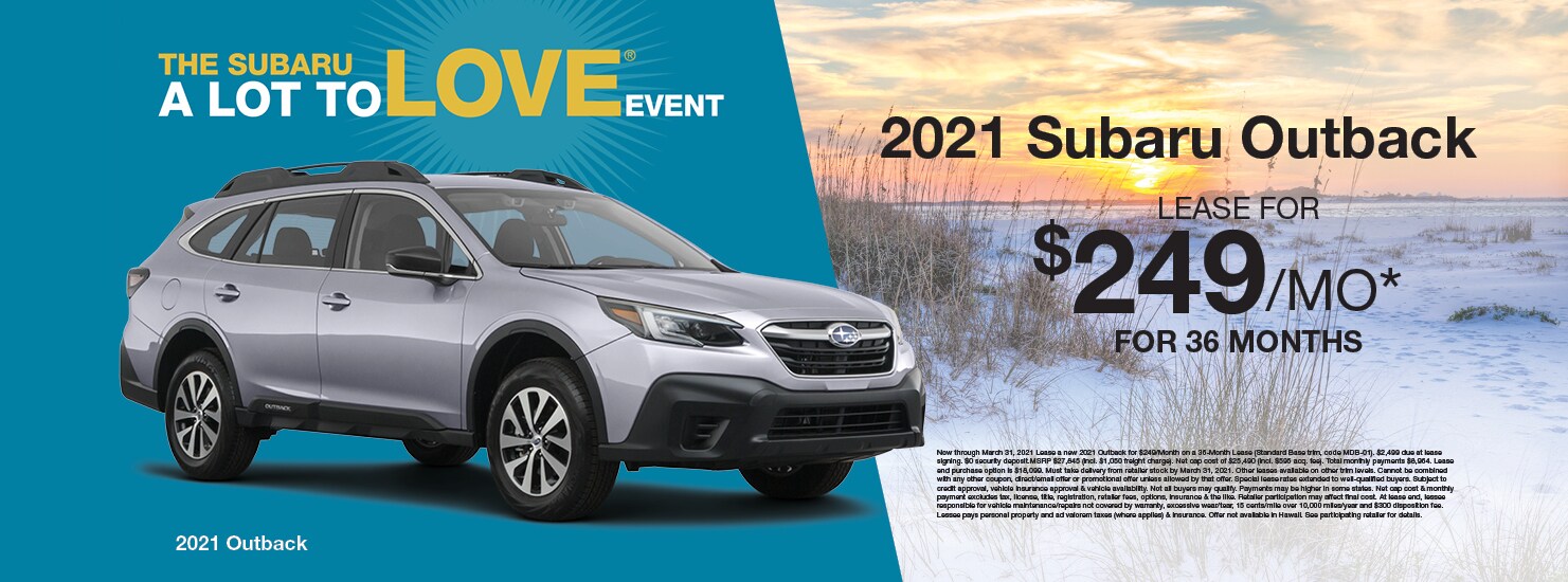 New Subaru Specials in Pensacola, FL | Anderson Subaru