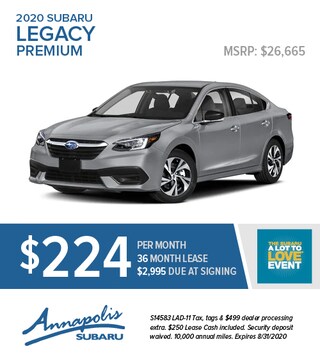 New Subaru Specials | Annapolis Subaru
