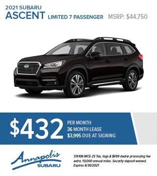 New Subaru Specials | Annapolis Subaru