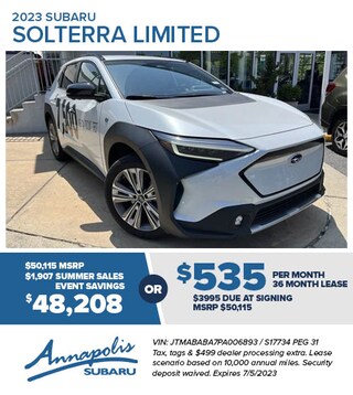 New Subaru Specials | Annapolis Subaru