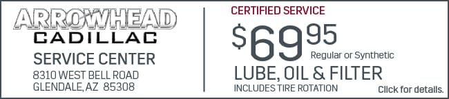 Car Service Coupons in GLENDALE AZ | CADILLAC Dealership
