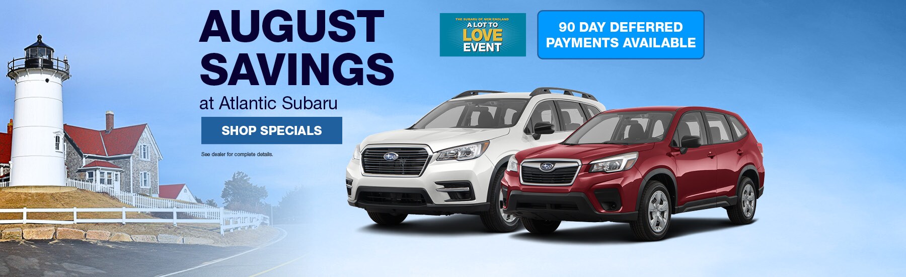 Atlantic Subaru | New Subaru & Used Car Dealership in Bourne, MA | Cape ...