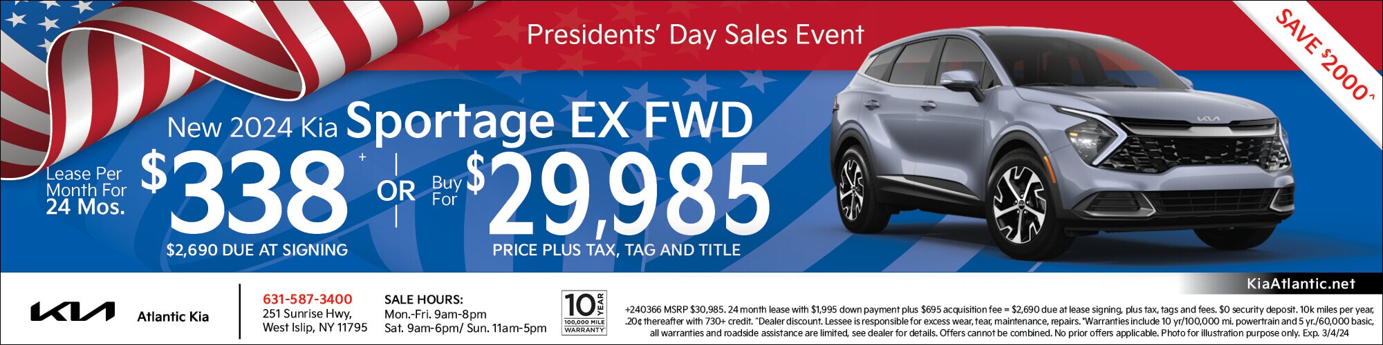 New Vehicle Specials | Atlantic Kia