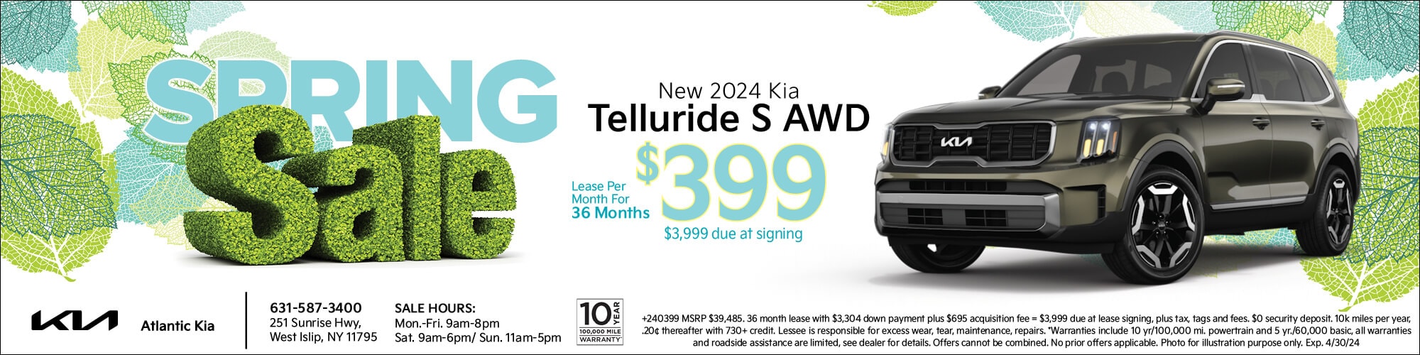 New Vehicle Specials | Atlantic Kia
