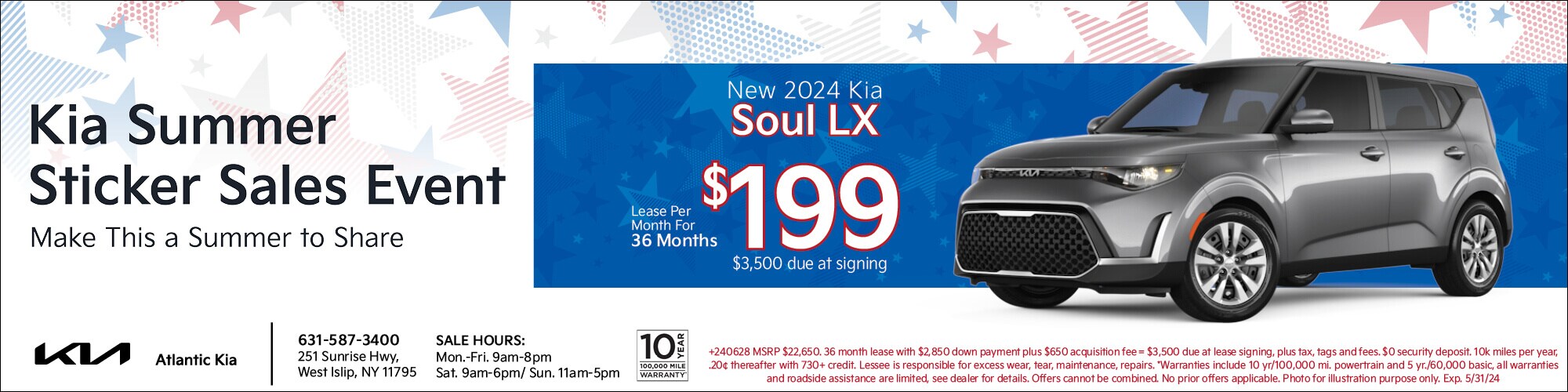 New Vehicle Specials | Atlantic Kia