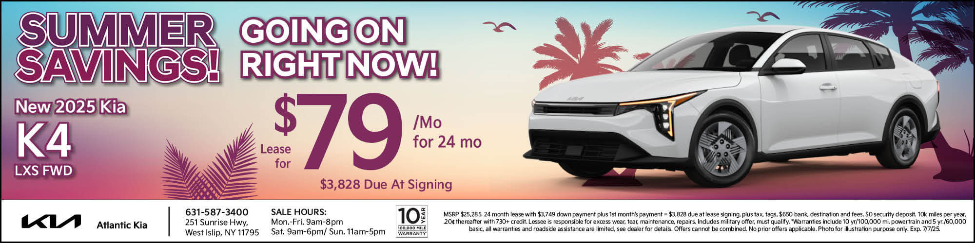 New Kia Specials | Atlantic Kia