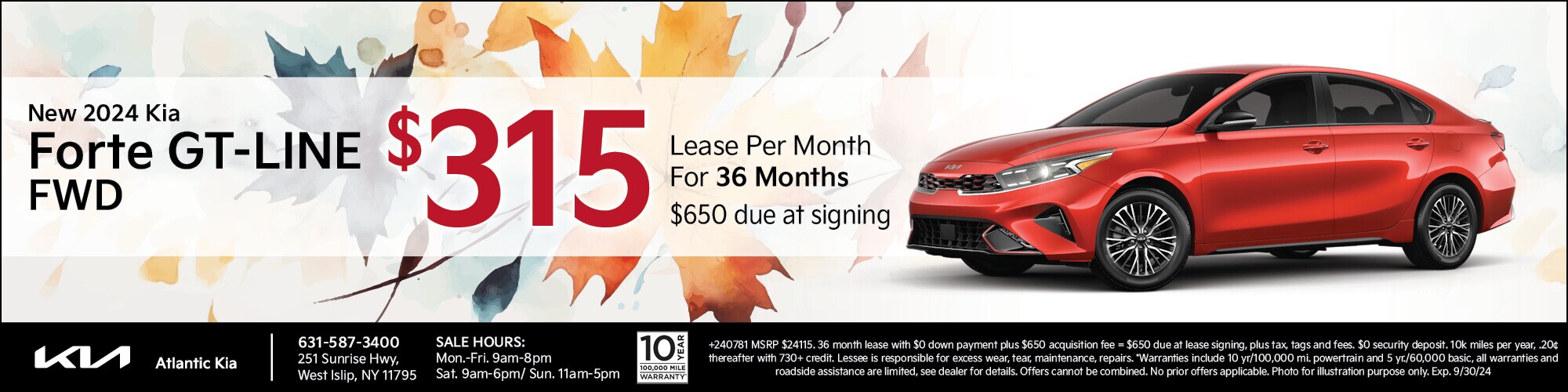 New Kia Specials | Atlantic Kia