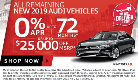 New Audi Specials Near Irmo SC | Audi Columbia