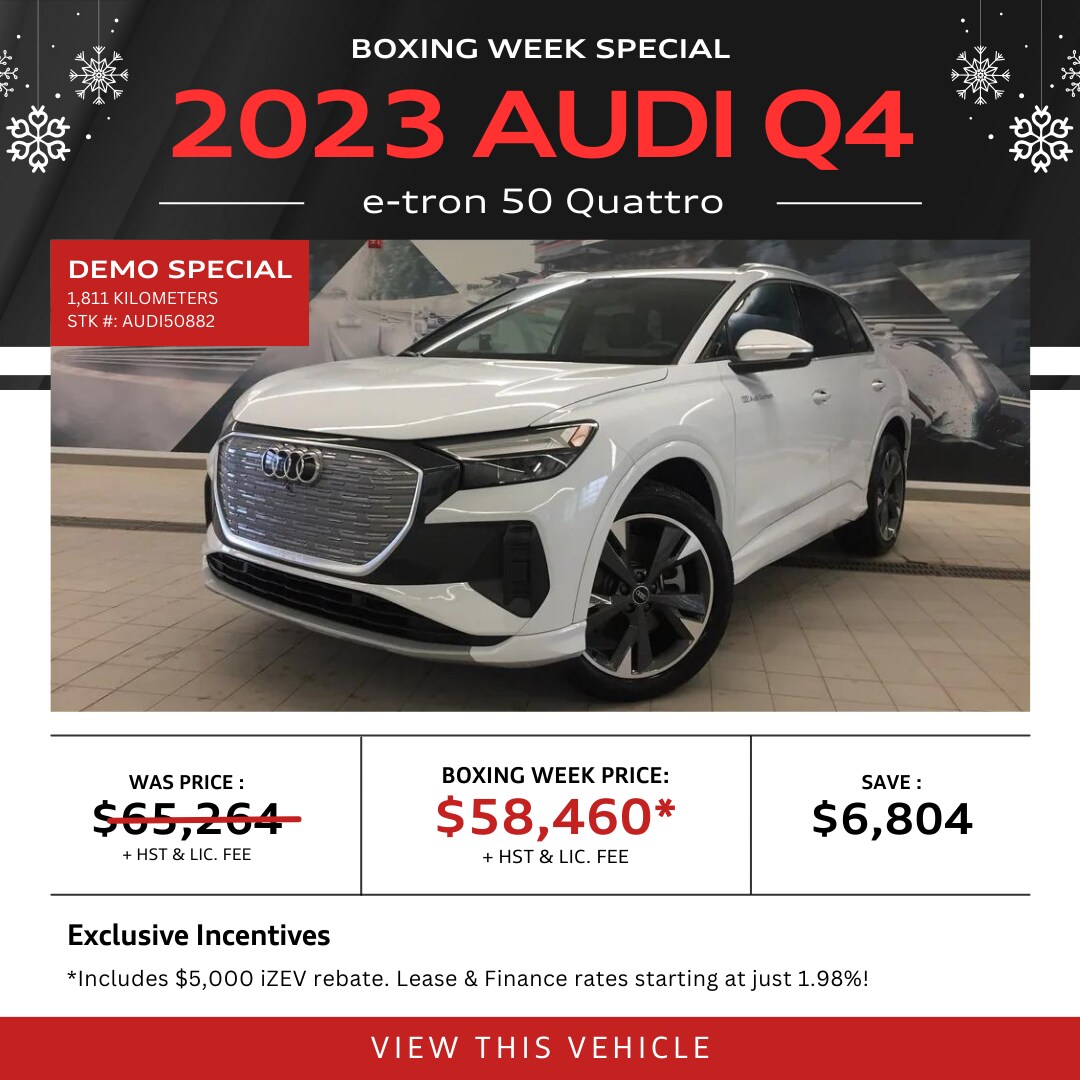 Boxing Week Specials | Audi Durham