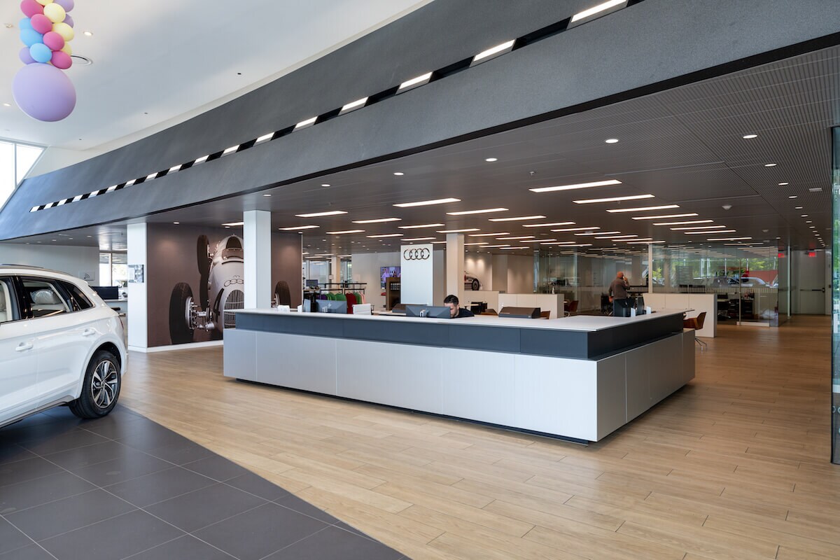 Audi Dealership Inside