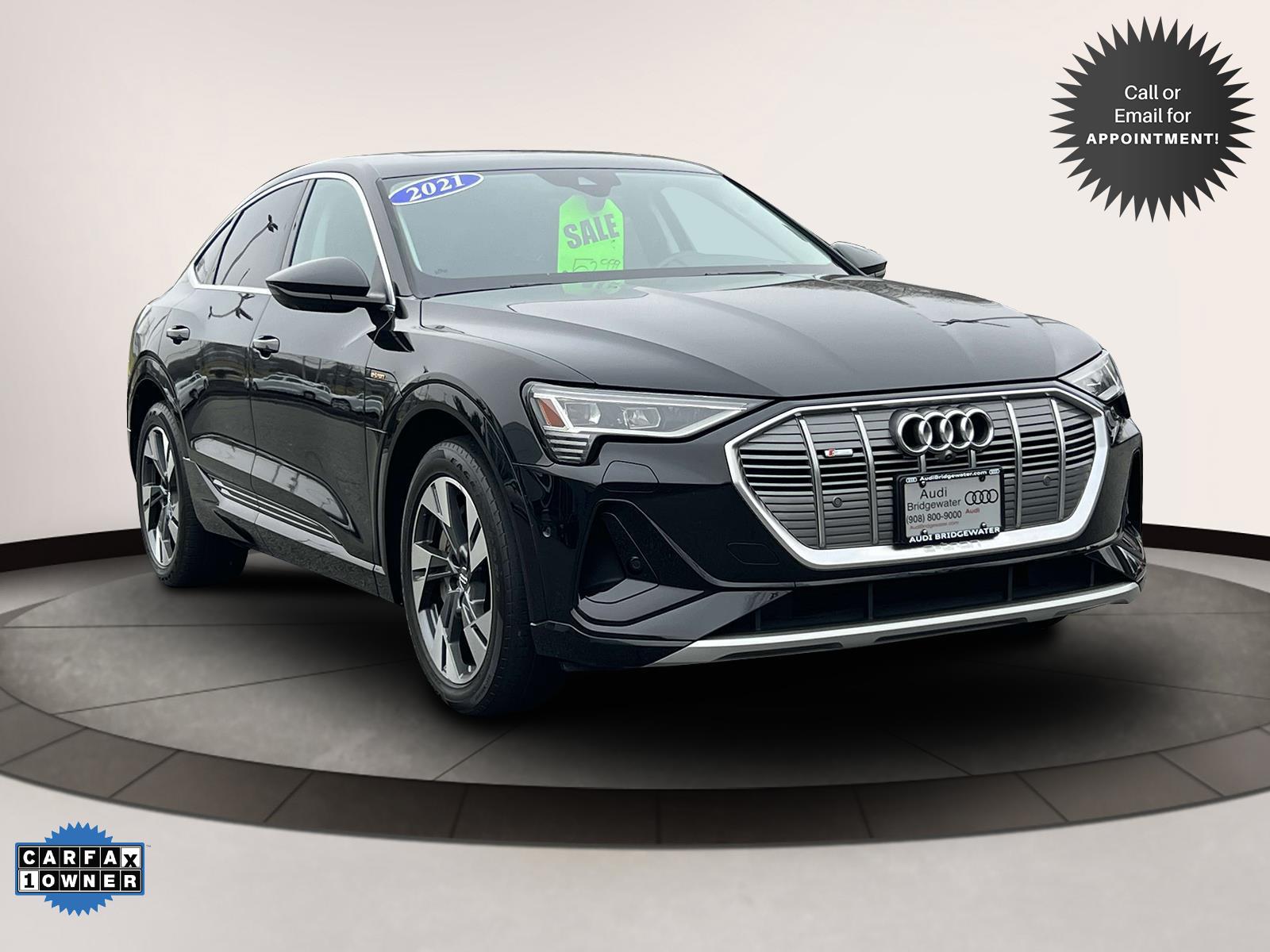 Used 2021 Audi e tron Sportback Premium Plus quattro For Sale Bridgewater NJ WA12AAGE8MB002130
