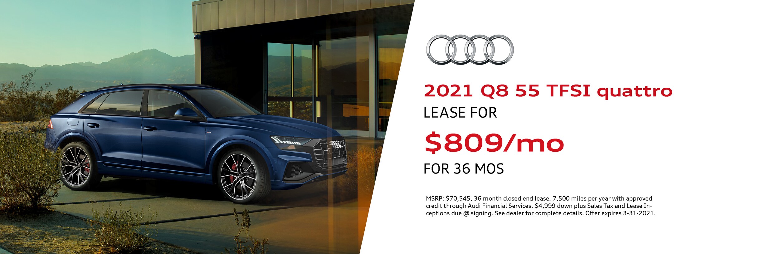 New Audi Lease Special in Mendham, NJ | Audi Mendham