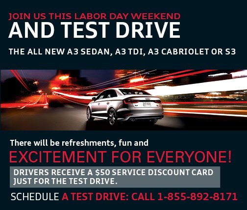 A3 Test Drive Event | 855-892-8171 | Audi Stuart