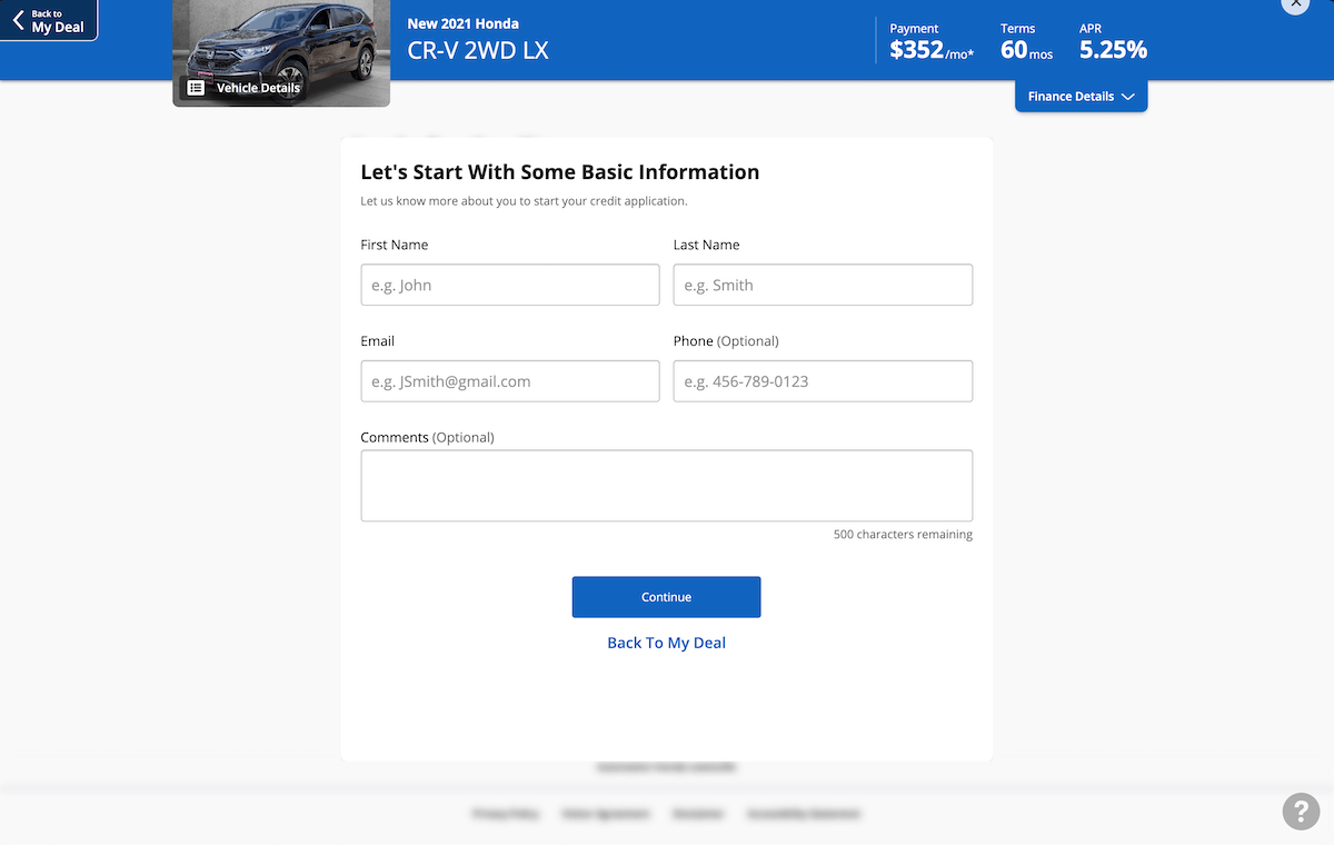 Buy Your Car Online | AutoNation Honda Miami Lakes