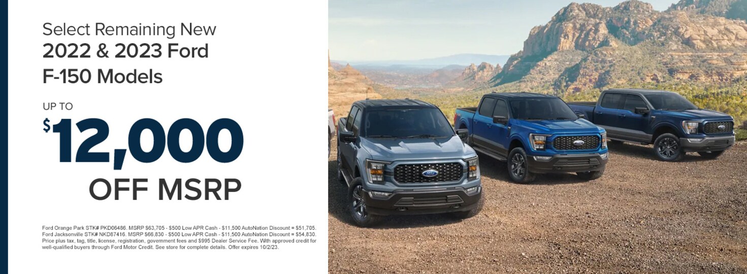 Ford Dealer Near Jacksonville, FL | AutoNation Ford Orange Park