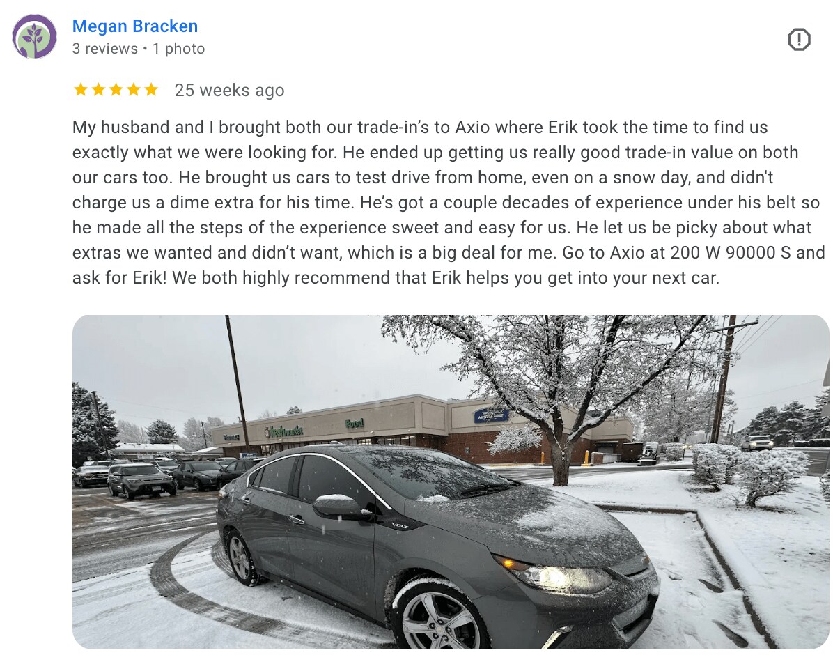 Value Your Trade Online - Axio Auto