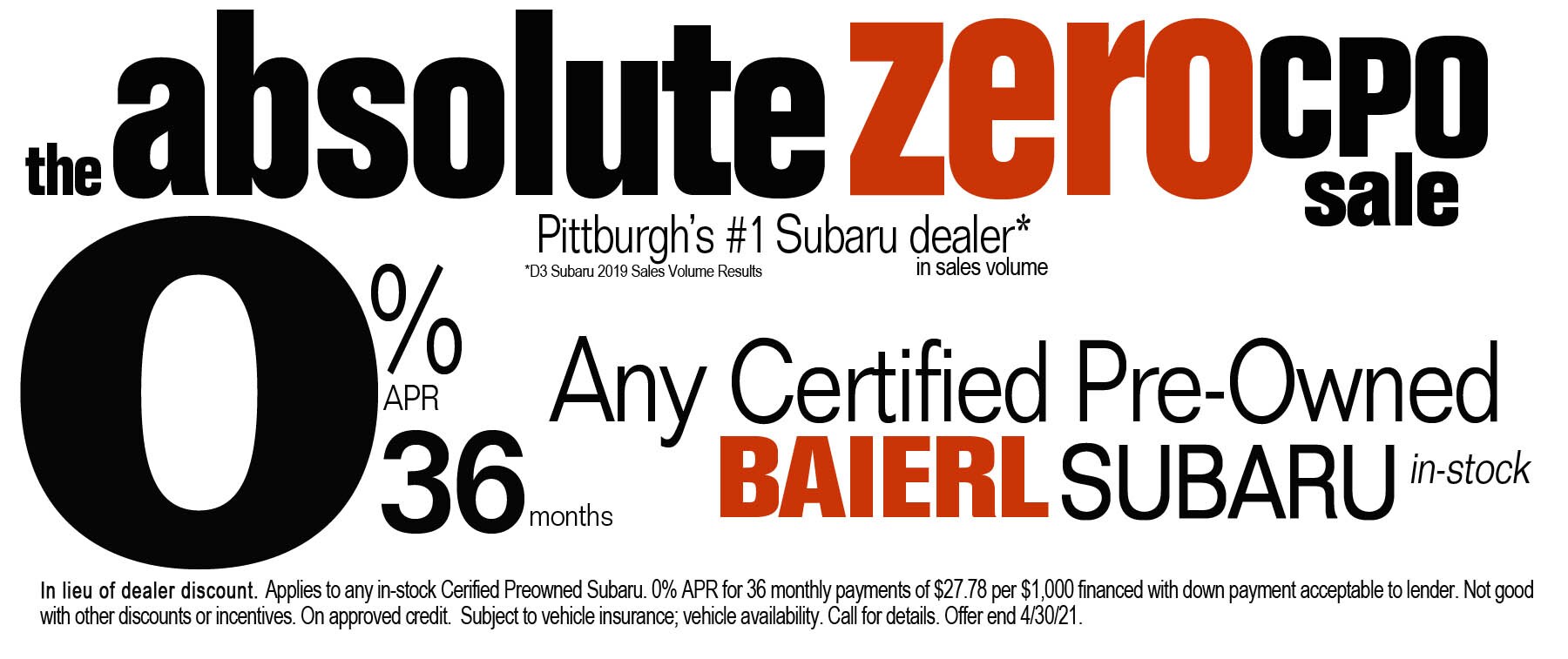 Baierl Subaru | New & Used Subaru Dealership Pittsburgh