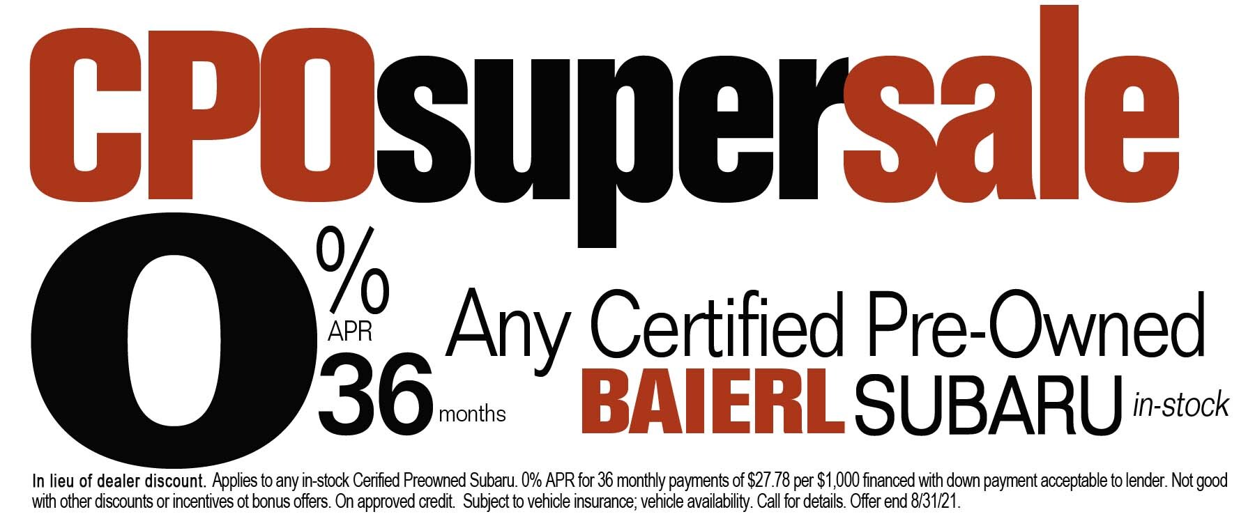 Baierl Subaru | New & Used Subaru Dealership Pittsburgh