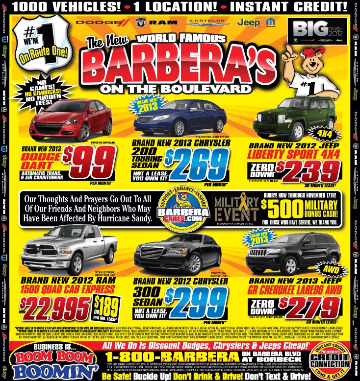 Gary Barbera's On the Blvd | New Dodge, Jeep, Chrysler, Ram dealership ...