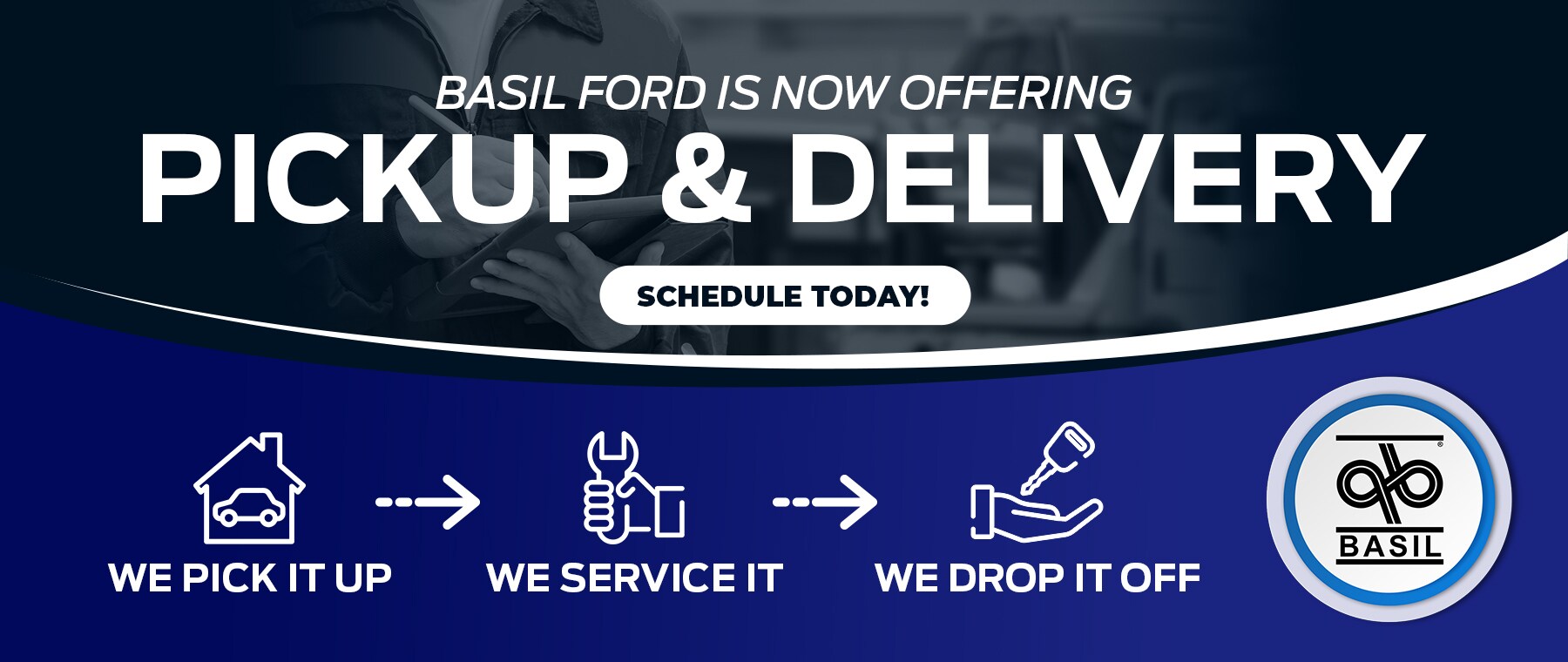 Pickup & Delivery | Basil Ford of Niagara Falls