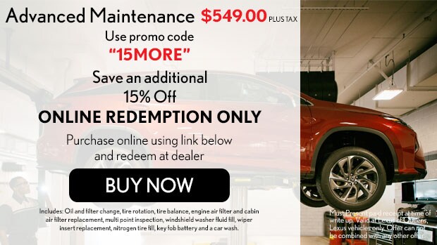 SERVICE SPECIALS AND COUPONS | Lexus of Brooklyn