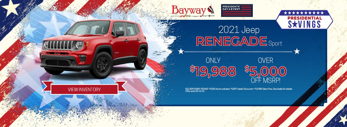 Find a New Vehicle at Bayway CDJR | Pasadena Car Dealerships