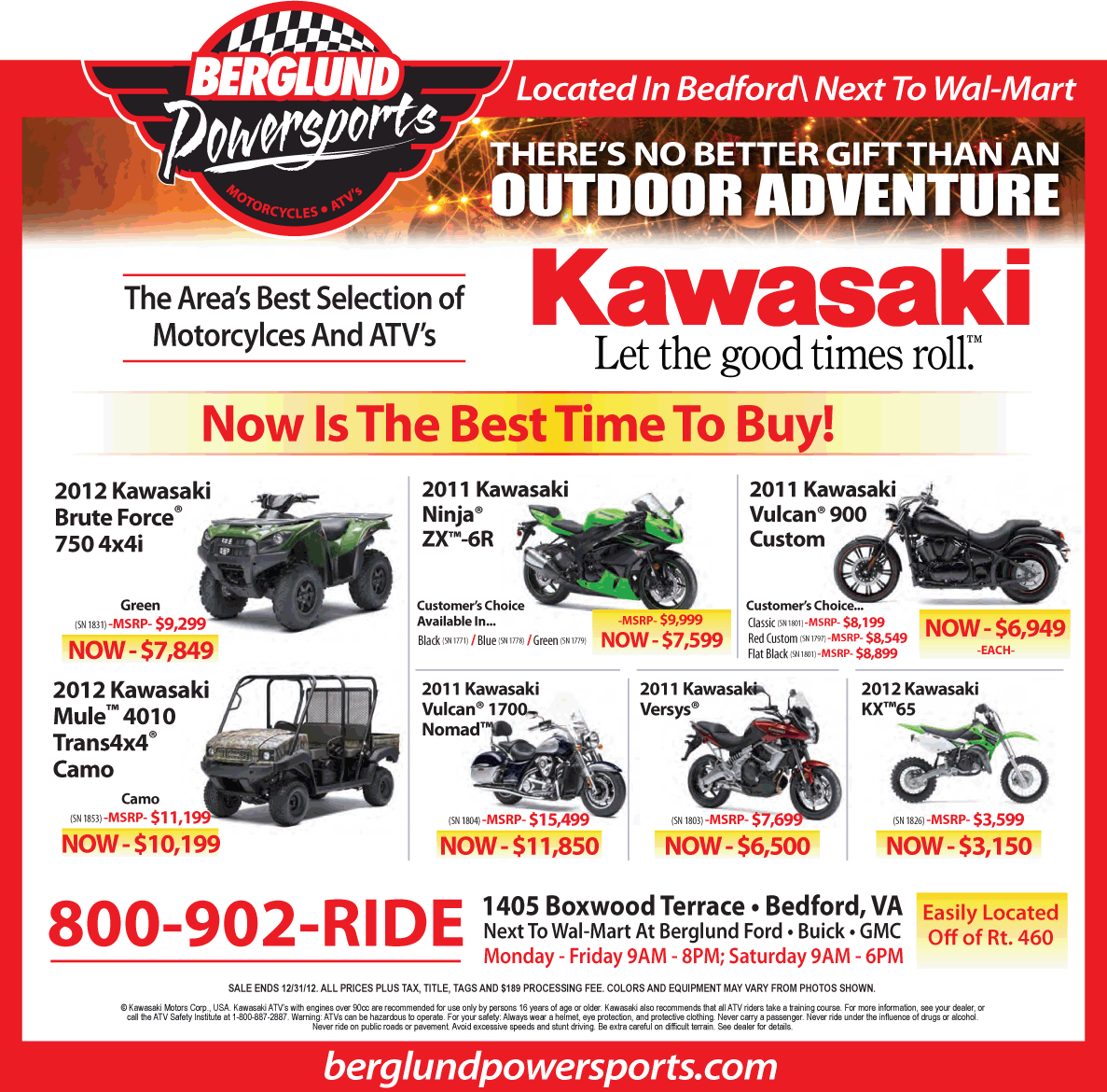 Weekly Newspaper Ad | Berglund of Bedford Ford GMC