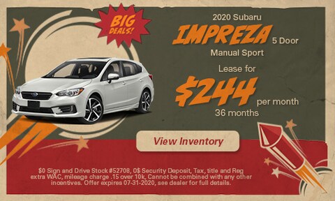 New Vehicle Specials near Omaha NE | Beardmore Subaru
