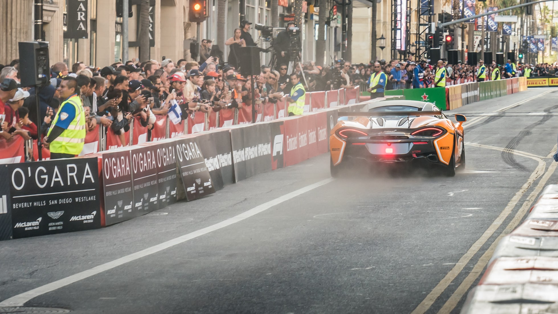 Formula 1 on Hollywood Blvd | O'Gara Coach Beverly Hills