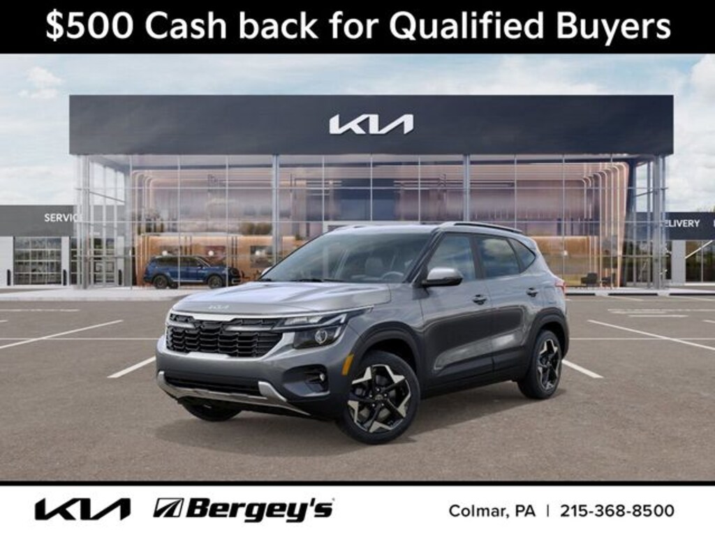 2026 Kia Seltos S SUV | Steel Gray | Bergey's Kia in Colmar PA