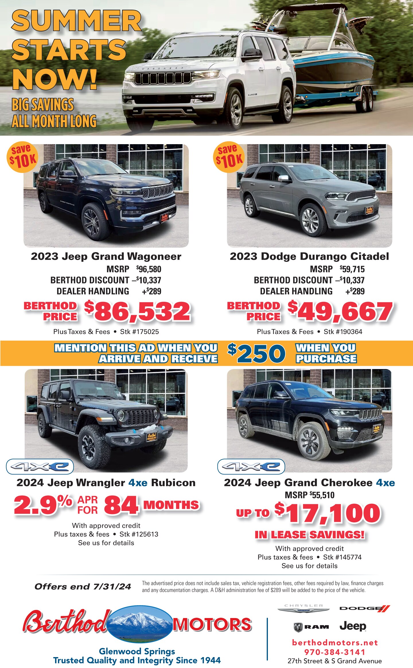 our ad | Berthod Motors Inc