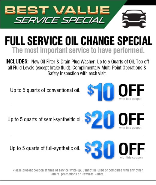 Service Specials | Rick Case Best Value