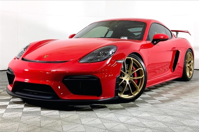 Red Porsche Car