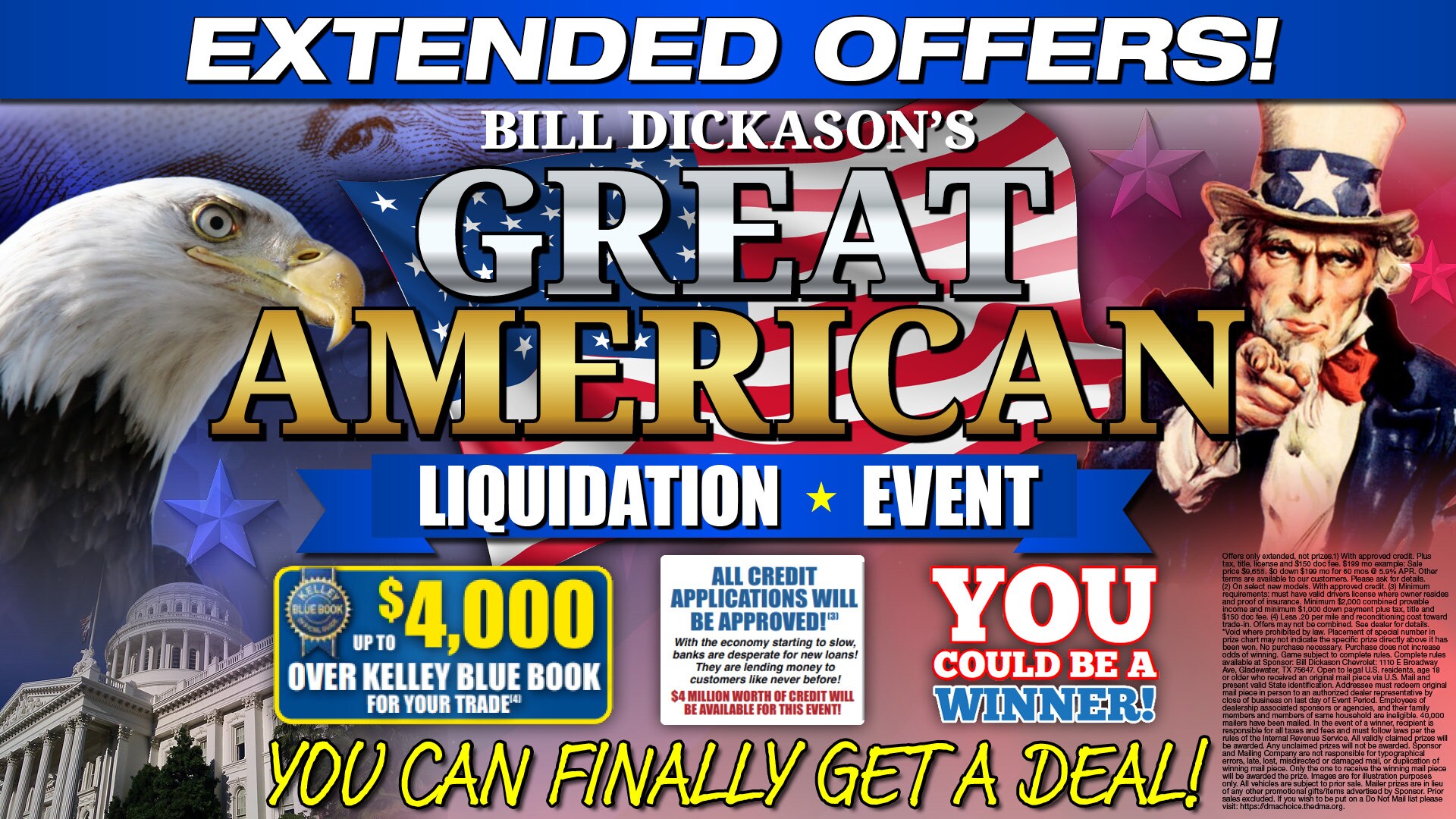 New Chevrolet and Used Car Dealer Serving Gladewater | Bill Dickason ...