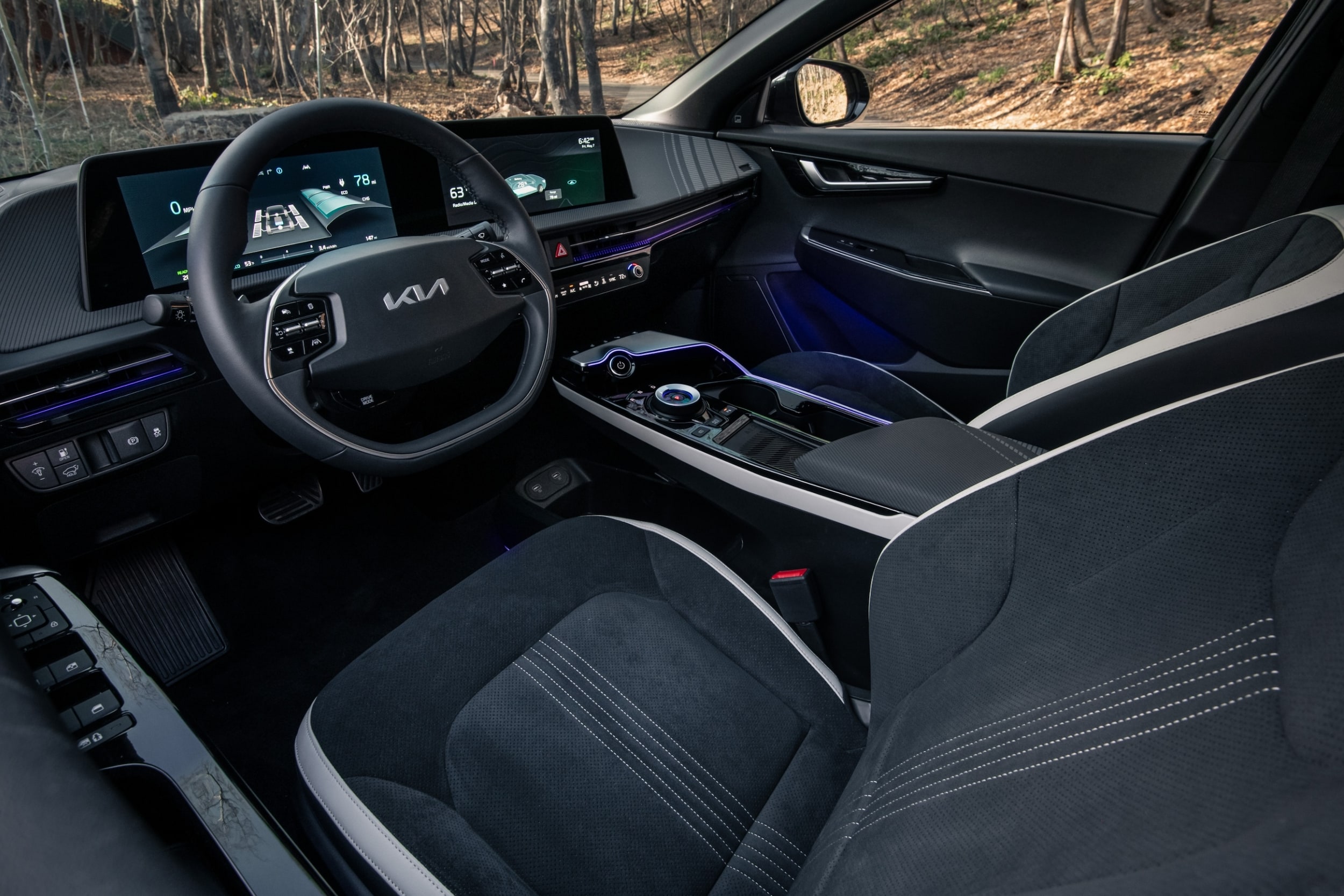Kia ev6 inside store